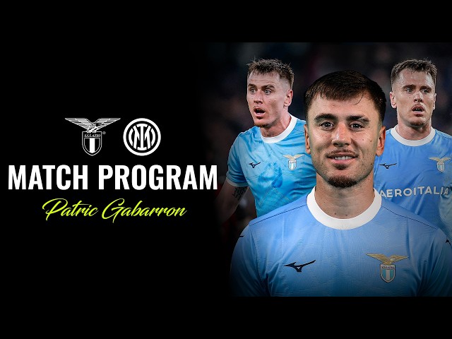 📘 PATRIC AL MATCH PROGRAM DI LAZIO-INTER