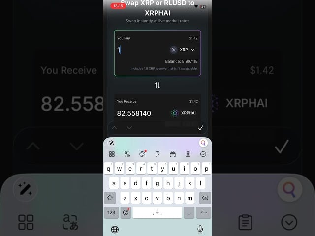 How to Swap XRP or RLUSD to XRPHAI | XRPH Wallet Guide | Video