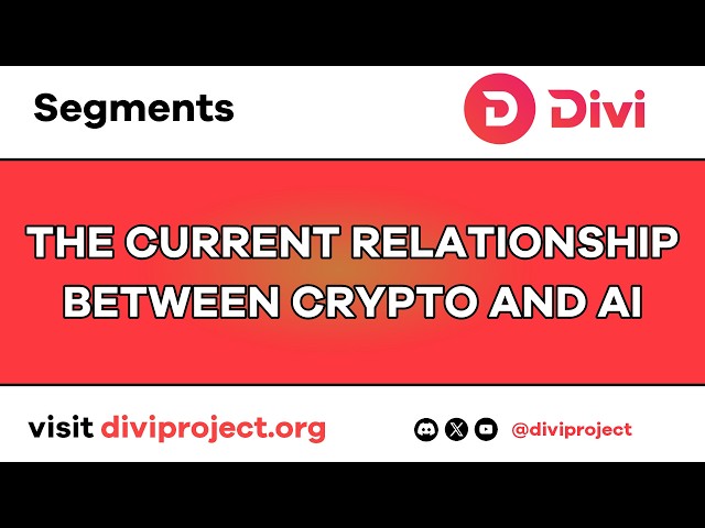 Divi Segments - The Current Relationship Between Crypto And AI