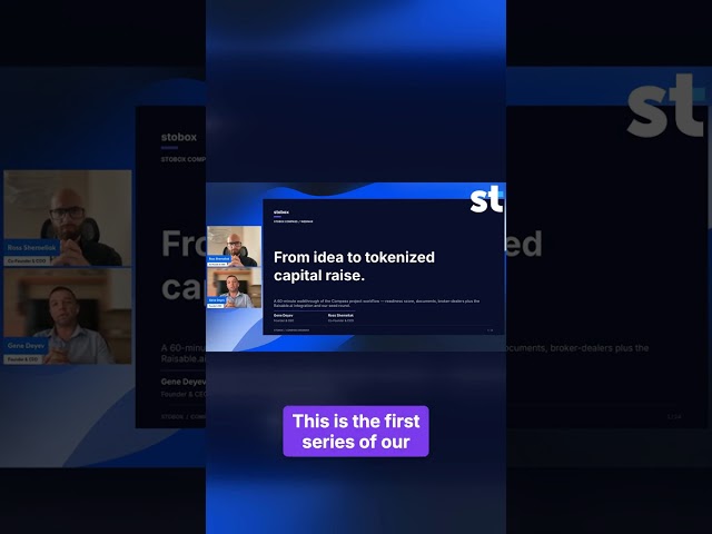 Tokenization: Introducing Stobox Compass