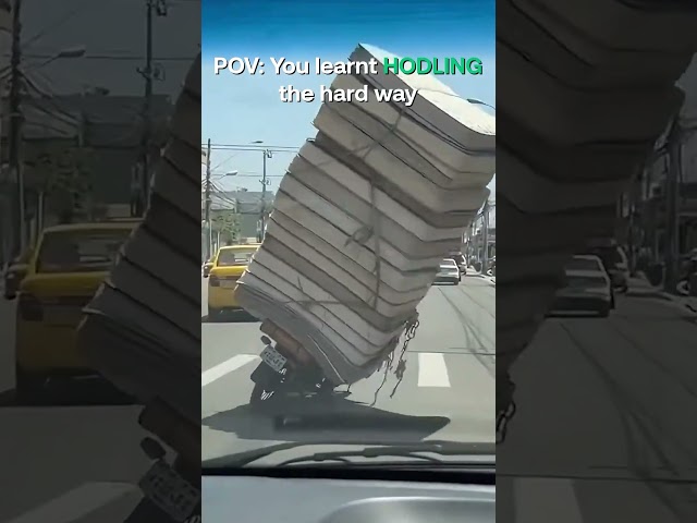 Me during a 20% dip.