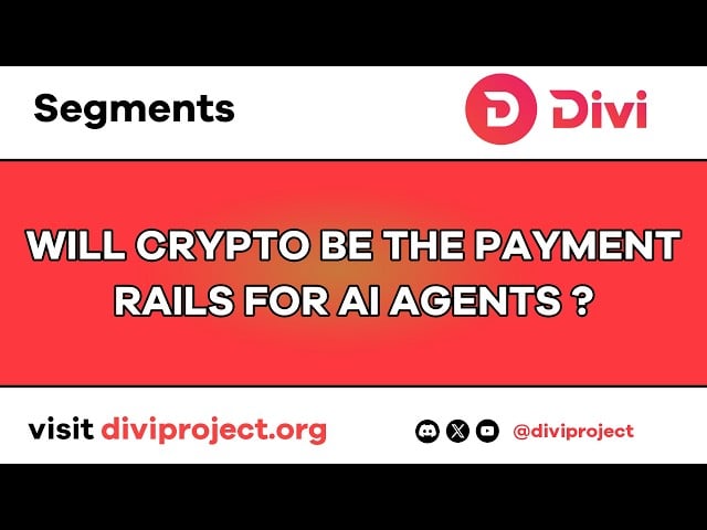 Divi Segments - Will Crypto Be The Payment Rails For AI Agents?