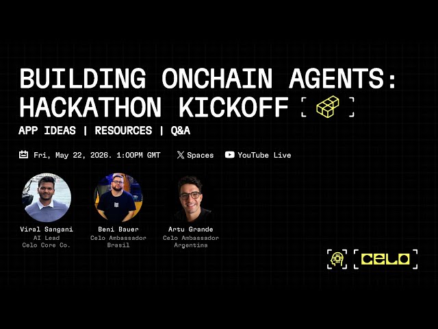 Building Onchain Agents: Hackathon Kickoff
