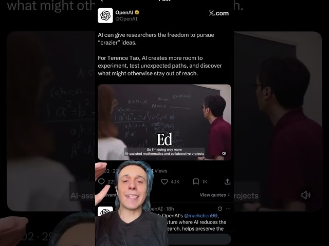 Terence Tao e OpenAI: il vero futuro dell’intelligenza artificiale potrebbe essere questo OpenAI ha
