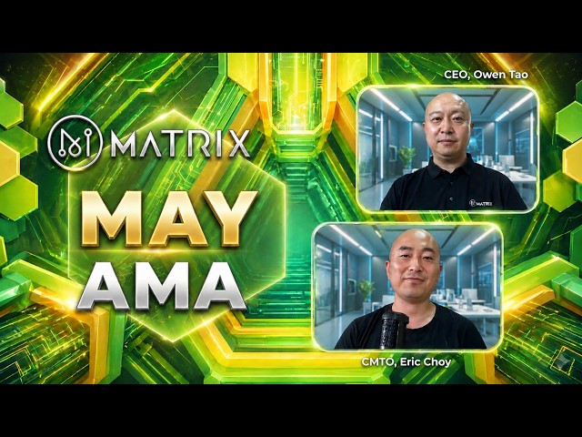 The Next Asset Class Isn't Crypto—It's Your Data | Matrix AI Network May AMA 2026