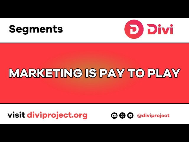 Divi Segments - Marketing Is Pay To Play