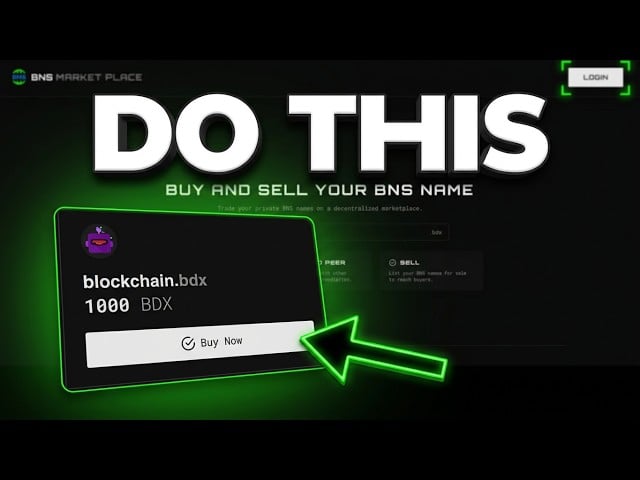 BNS Marketplace Tutorial | Buy, Sell & Trade .bdx Domains On BNS Marketplace.