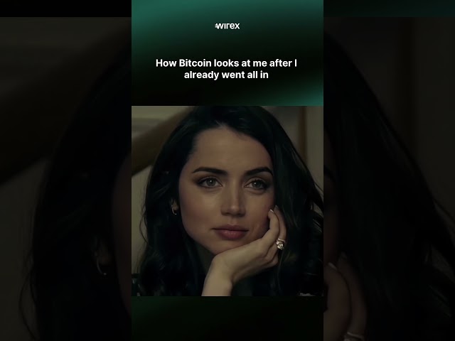 How Bitcoin Looks at Me After I Already Went All In 😳 #crypto