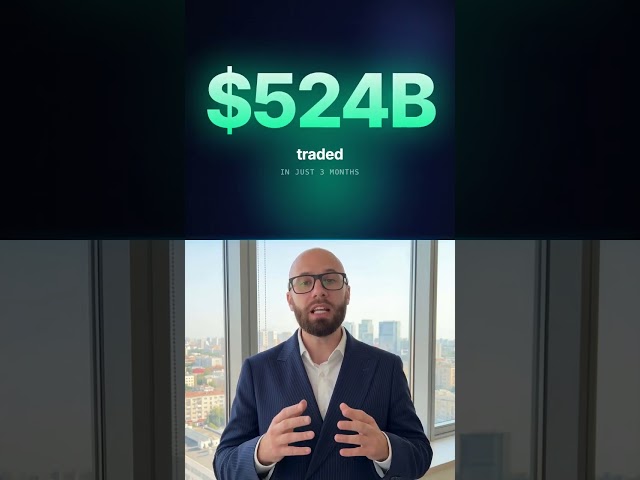 Half of all trades are now real-world assets