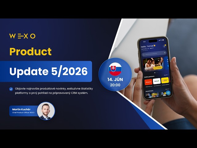 Wexo: Product Update 5/2026 (SK)