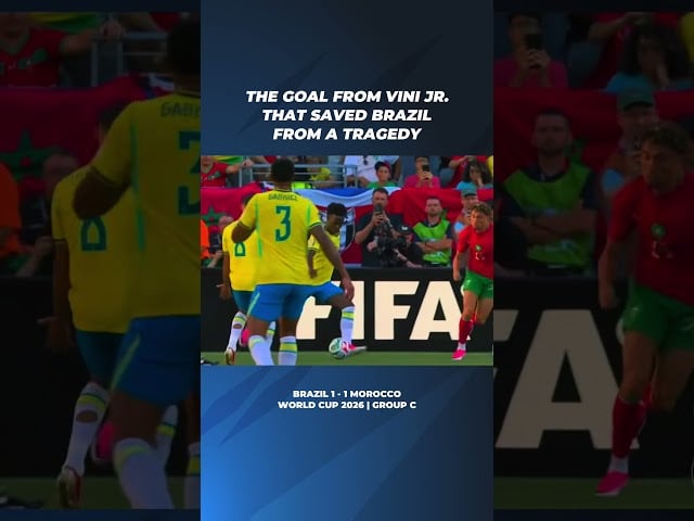 WELCOME CODE: FBBONUS | Vinicius Jr. scores a STUNNER to save Brazil vs. Morocco! 🔥