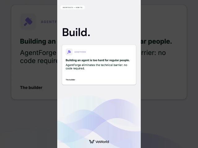 Sign Up for VeChain's AgentSuite