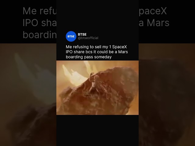 Trade SpaceX Perp on BTSE with up yo 50x leverage 🚀