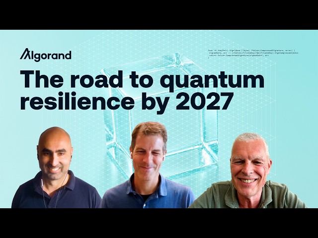 Algorand's Post Quantum Roadmap: Securing the Future of Blockchain
