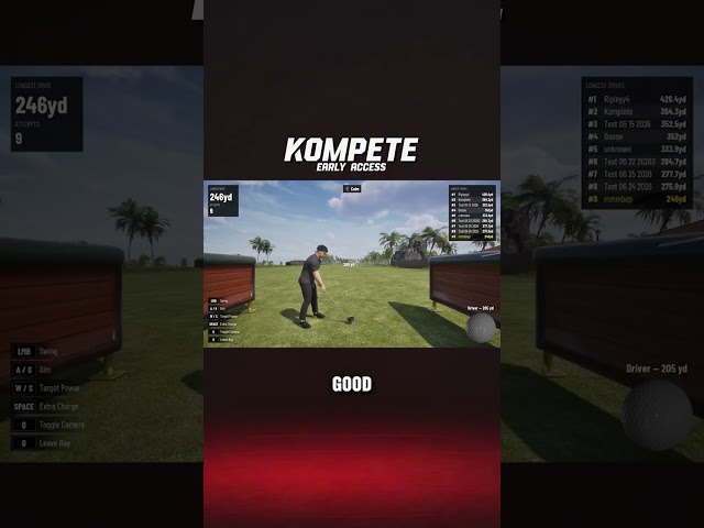 KOMPETE Golf is officially live in Early Access on PC, iOS, and Android!