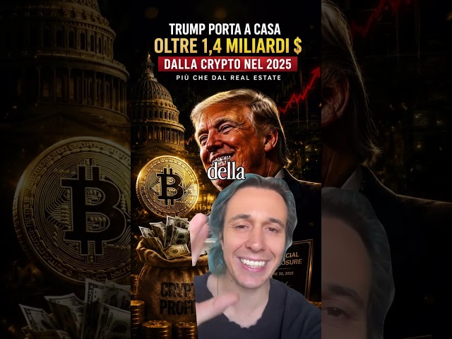 Trump Crypto: oltre 1,4 miliardi di dollari dichiarati
