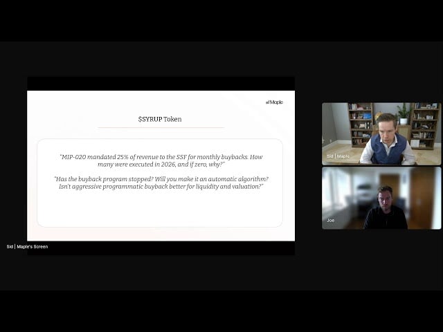 Maple Q2 Ecosystem Update Call