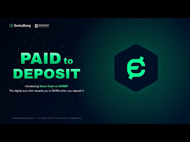 Get Paid to Deposit: Introducing Smart Cash on EURØP | SwissBorg