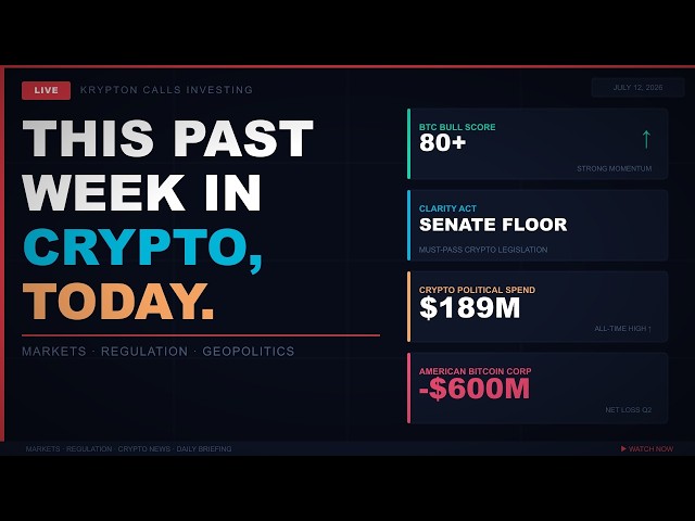 🚨 Bitcoin Ready for $250K? | Crypto News Today | XRP, Ethereum & CLARITY Act