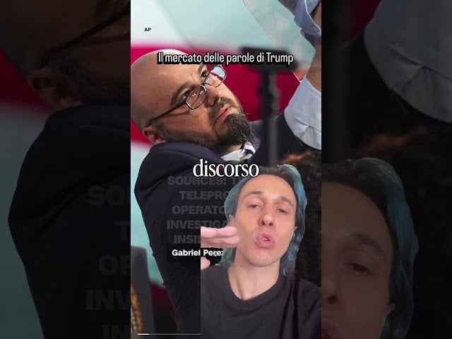 Operatore di Trump indagato: scommetteva sulle parole dei suoi discorsi Gabriel Perez lavorava alla