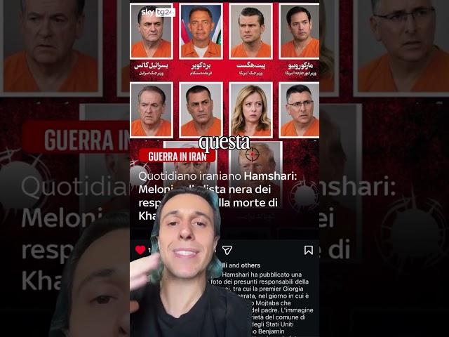 Giorgia Meloni nella “lista nera” iraniana: «La vendetta è inevitabile» Il quotidiano iraniano