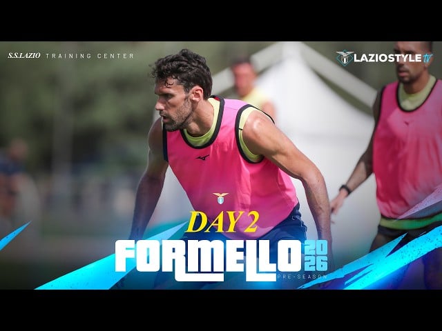 IL SECONDO GIORNO DI RITIRO DEI BIANCOCELESTI ⚽️