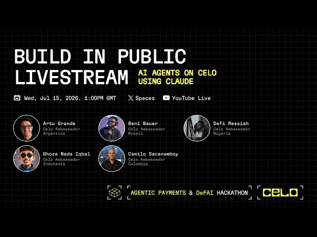Build in Public: AI Agents on Celo Using Claude