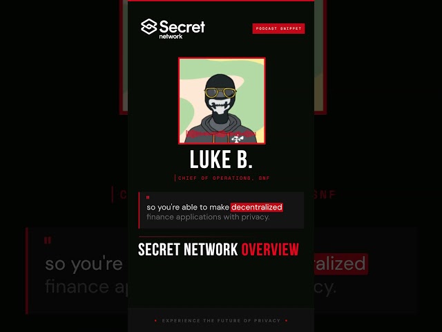 Secret Network, private computation simple to understand