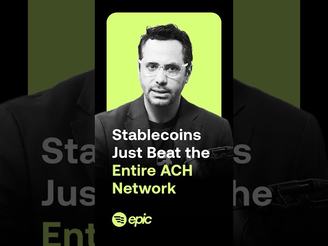 Stablecoins Just Beat the Entire ACH Network