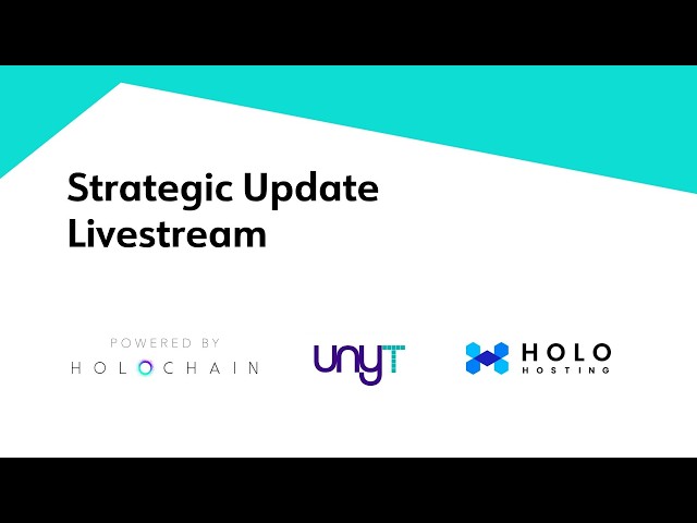 Strategic Update Livestream