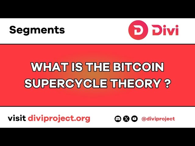 Divi Segments - What Is The Bitcoin Supercycle Theory
