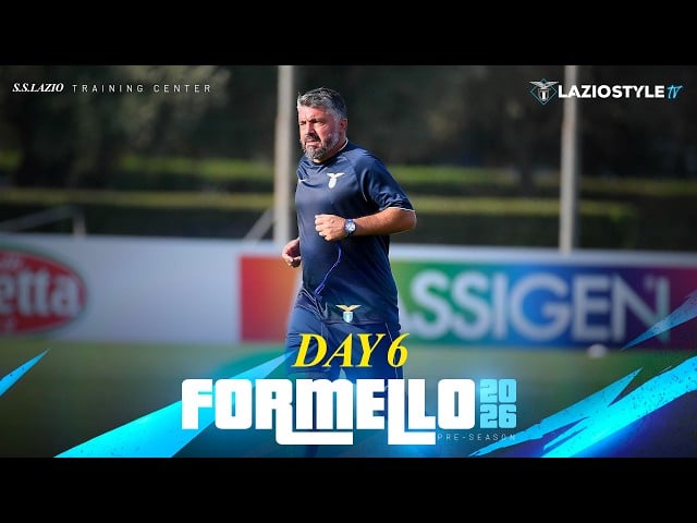 IL SESTO GIORNO DI RITIRO DEI BIANCOCELESTI ⚽️
