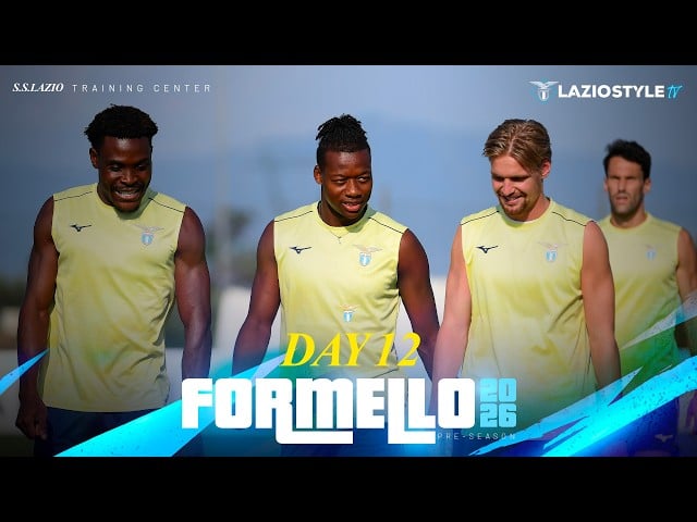 IL DODICESIMO GIORNO DI RITIRO DEI BIANCOCELESTI ⚽️