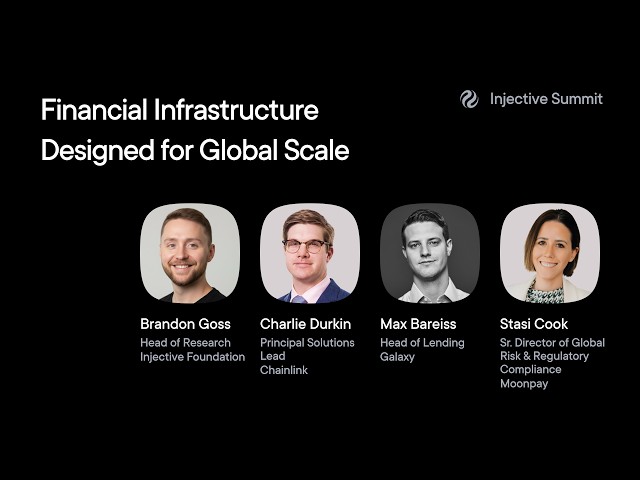 Financial Infrastructure Designed for Global Scale | Injective Summit, Washington D.C.