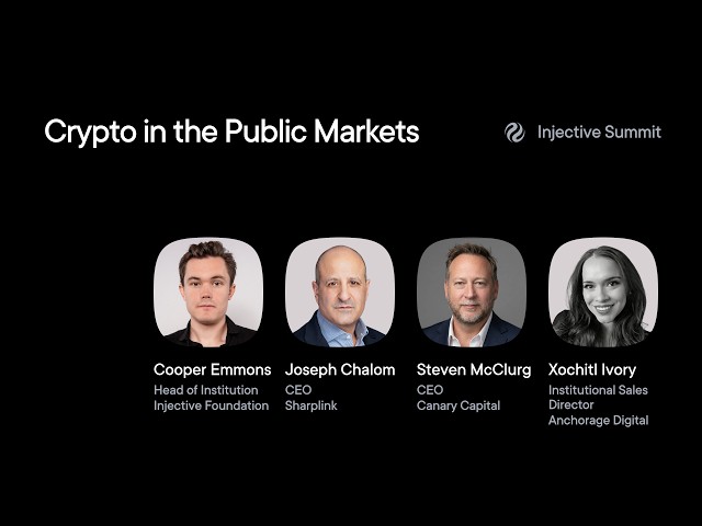 Crypto in the Public Markets | Injective Summit, Washington D.C.