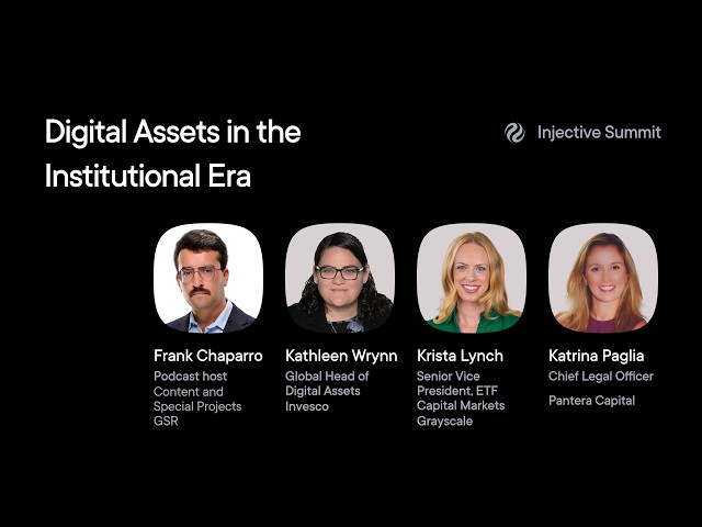 Digital Assets in the Institutional Era | Injective Summit, Washington D.C.