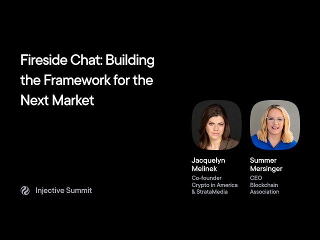 Building the Framework for the Next Market | Injective Summit, Washington D.C.