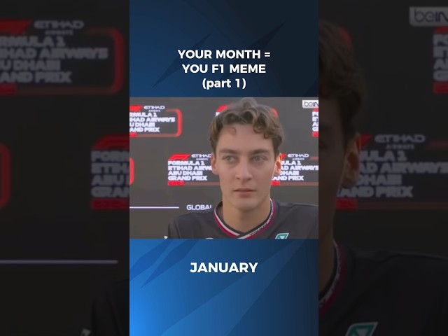 Your month - your top tier F1 meme 😂
