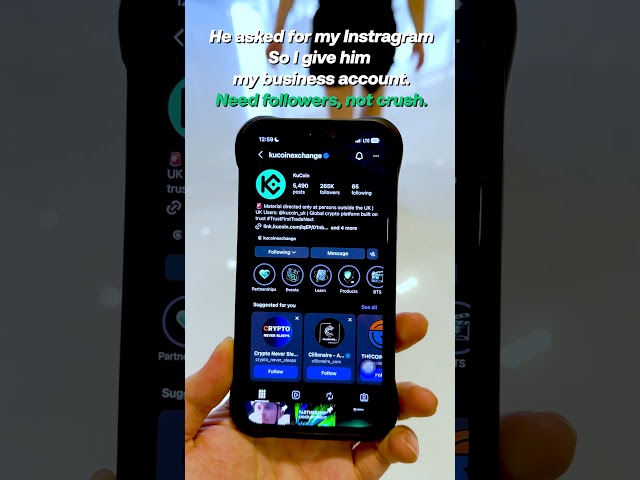 Ask for my IG #kucoin
