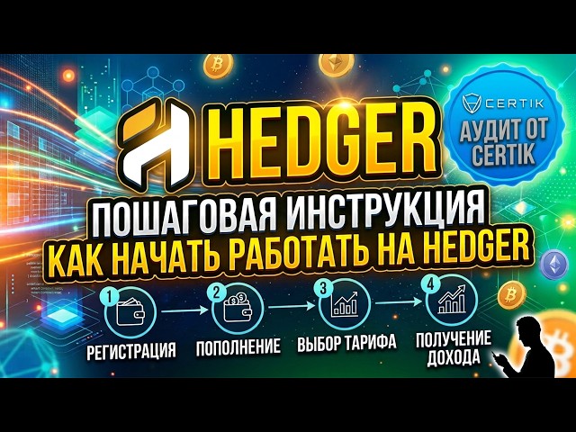 HEDGER - КАК НАЧАТЬ | ПОШАГОВАЯ ИНСТРУКЦИЯ | КАКОЙ ДОХОД