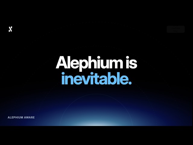 Alephium Aware 005 👀 Bitcoin Maxis & Bitcoin Builders Aligned = Good News For Us