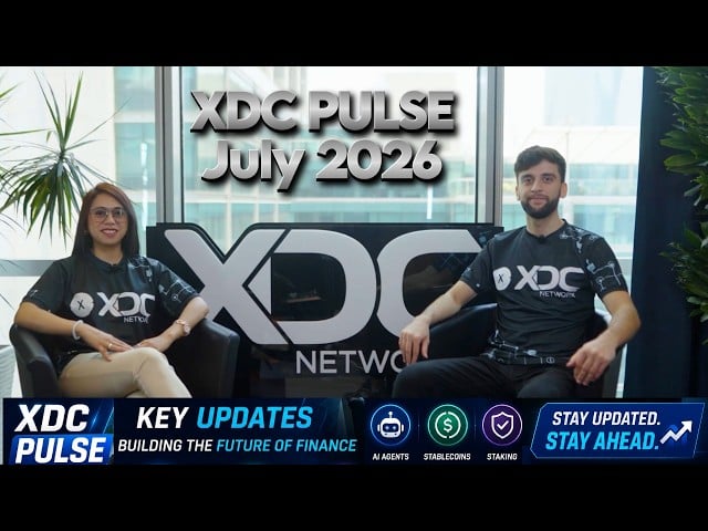 XDC Network July 2026 Update: XDC AI, USDC Payments, Staking & Institutional Adoption