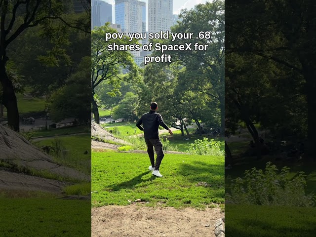 When you sell SpaceX for profits