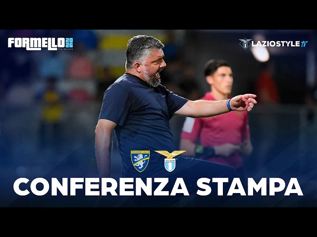 🎙️ LA CONFERENZA STAMPA DI MARUSIC E GATTUSO DOPO FROSINONE-LAZIO