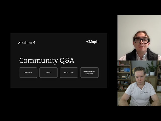 Maple Community AMA - August 2026