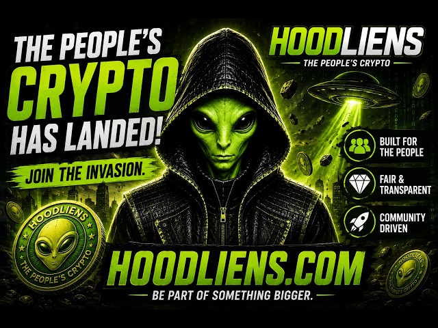 HOODLIENS: The People’s Crypto Has Landed 👽🚀