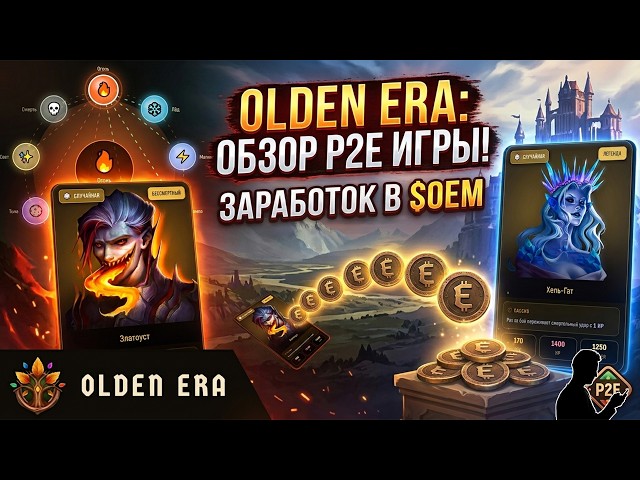 Olden Era - PLAY TO EARN ИГРА | ПОЛНЫЙ ОБЗОР | УЖЕ В ТОП 5 ИГР
