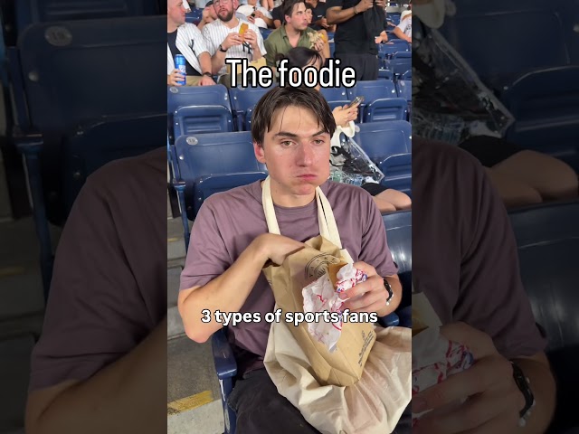 The 3 types of sports fans #shorts