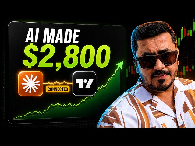 I Connected Claude AI to TradingView… It Made $2,800 !