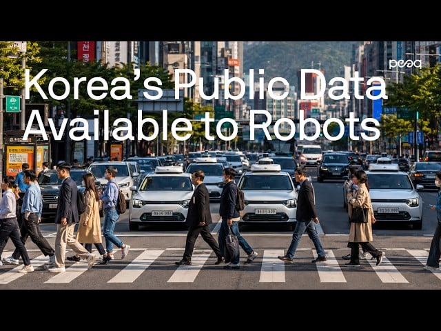 peaqOS and Korea's Public Data Portal Grant Robots Live Smart City Data